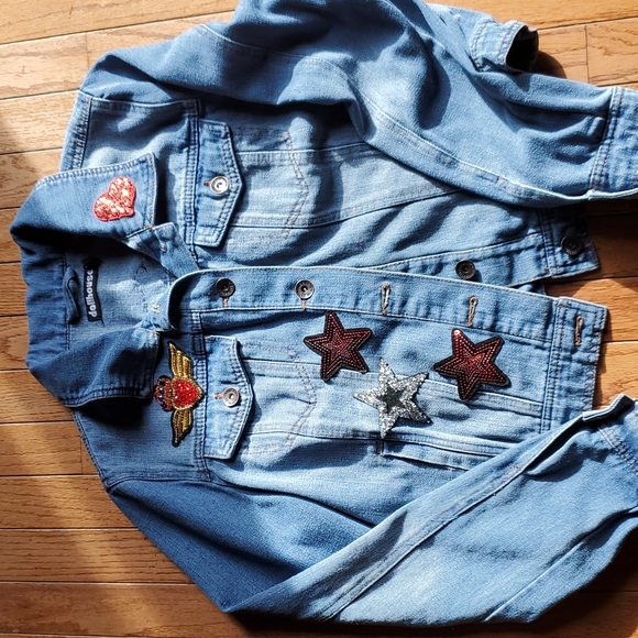 Dollhouse | Jackets & Coats | Bedazzled Doll House Jean Jacket | Poshmark